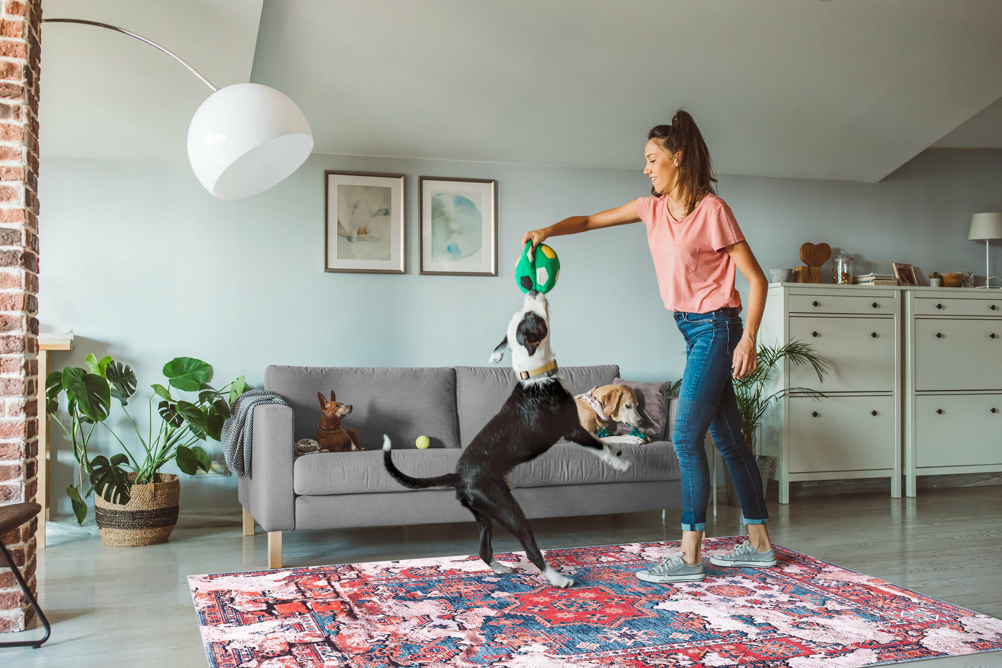 Ковер-дорожка, Divahome , безворсовый 90x200см, полиэстер, хлопок, машинный способ производства, Турция