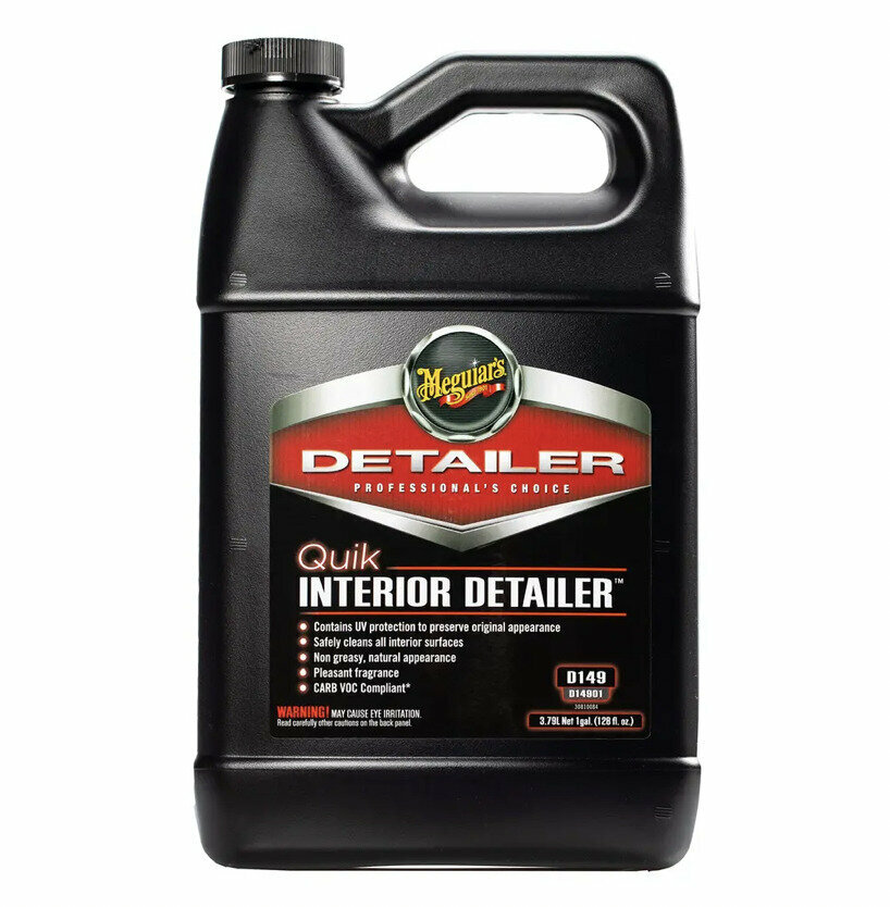 Средство по уходу за салоном автомобиля Detailer Quik Interior Detailer Meguiar's, 3.78 л.