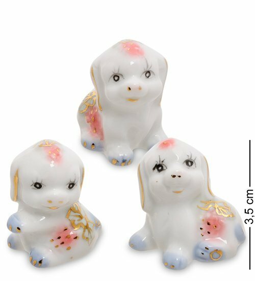 Фигурка Собачка 1,5 роз. (GE) 3/асс С 002 113-101865