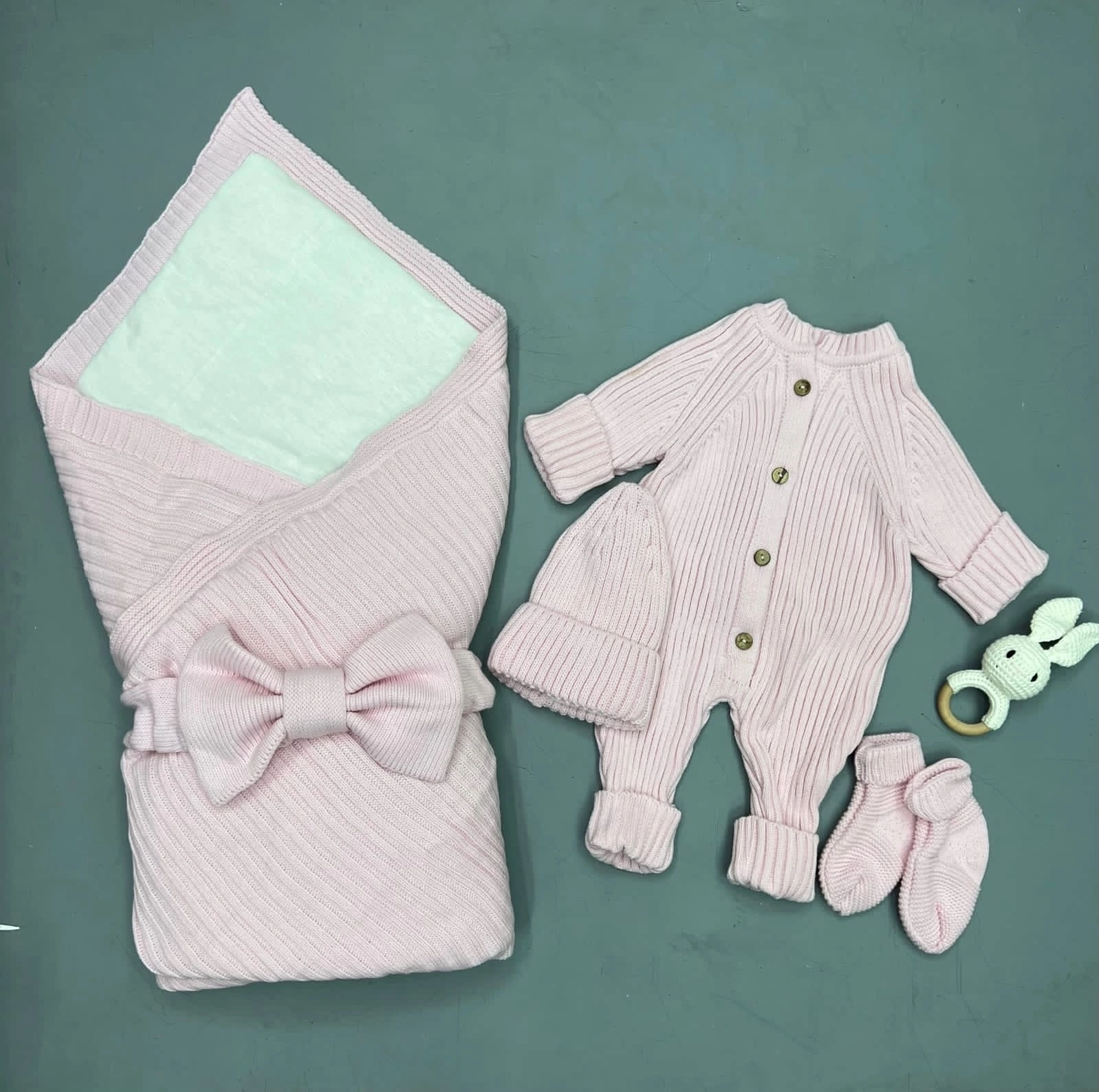 Конверт для новорожденного на выписку осень весна в роддом комплект роза