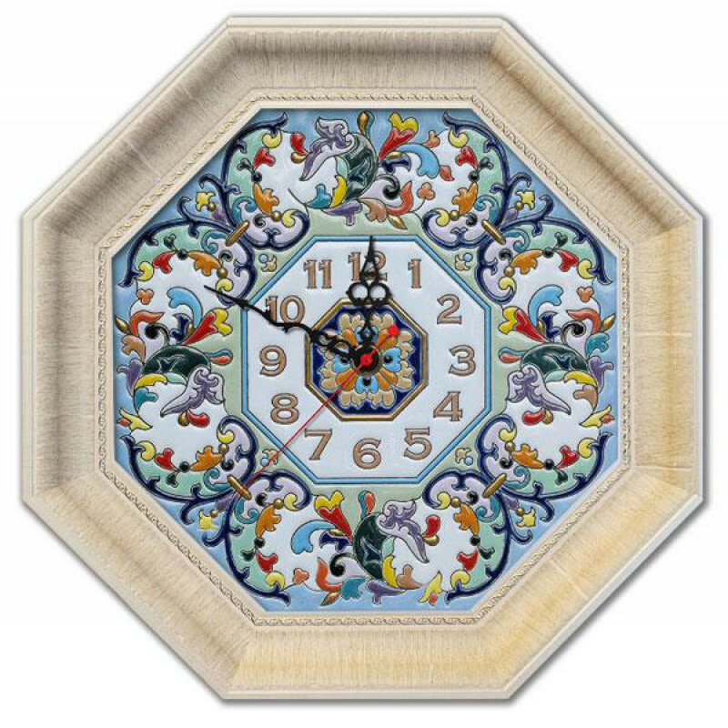 Рус-Арт Большие настенные часы восьмиугольные 45*45 см (Ч-6001)