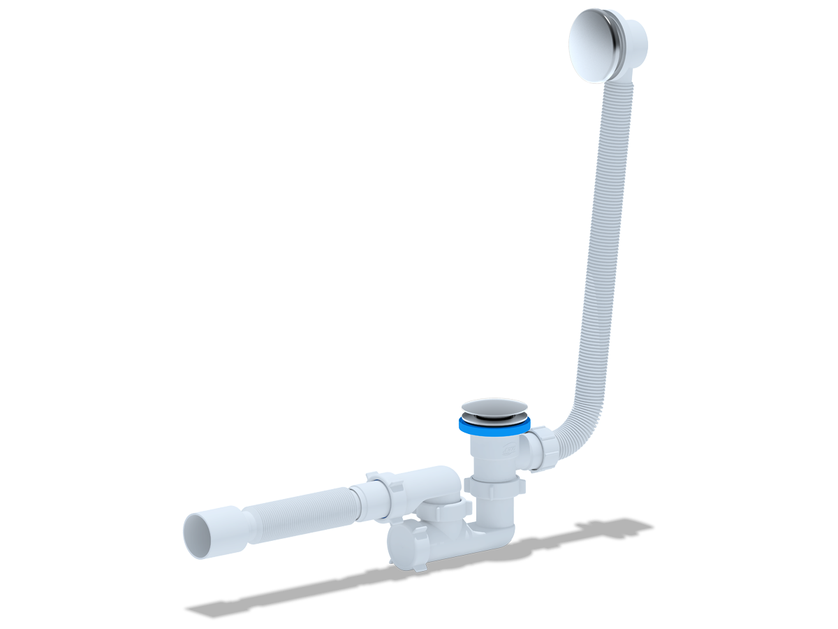 Сифон АНИ пласт для ванны клик-клак с вып и перекл г/т 375*40*40/50 EС255G