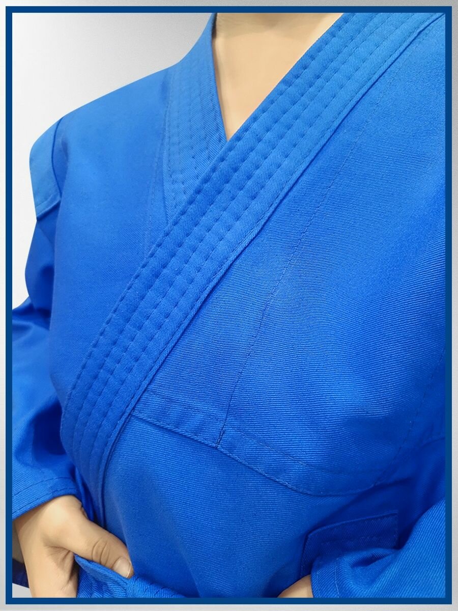 Одежда для единоборств для самбо SENSEI, размер 34, синий — фото 1