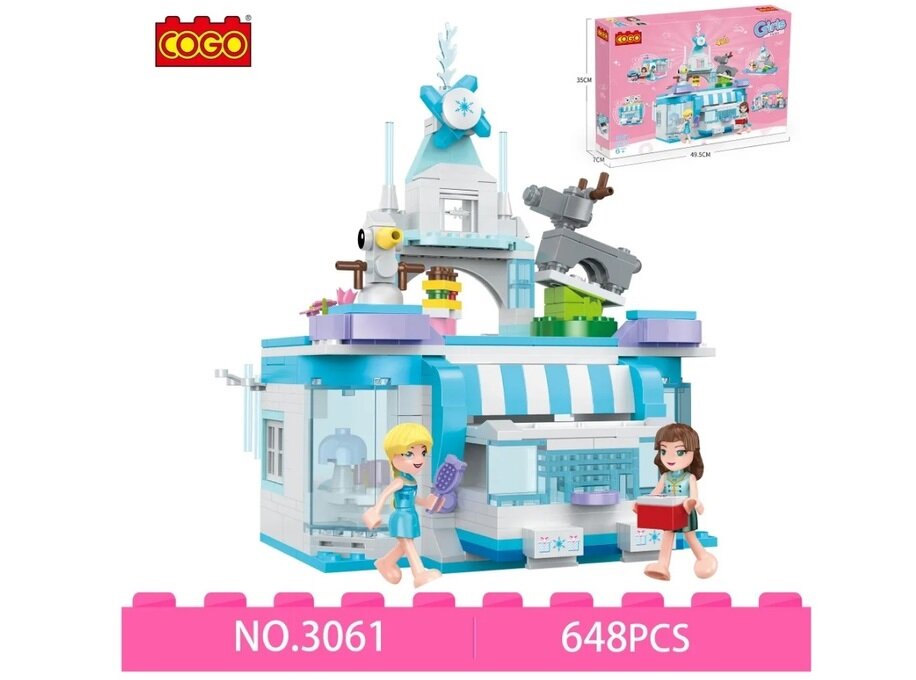 Конструктор 4в1 для девочек Cogo "Girls Fairy" (648 деталей) 3061