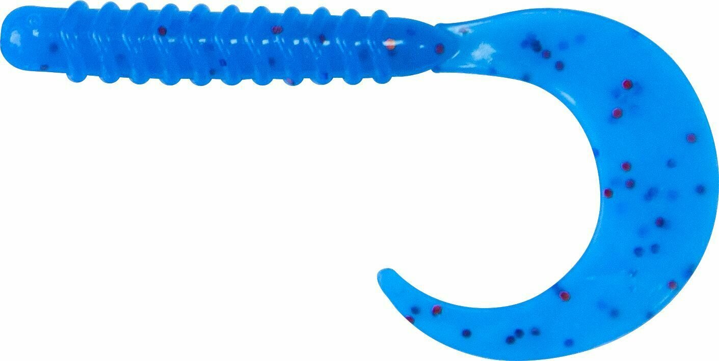 Силиконовая приманка Твистер Tail Grub 7.6 см (10шт) цвет: Голубой /Blue