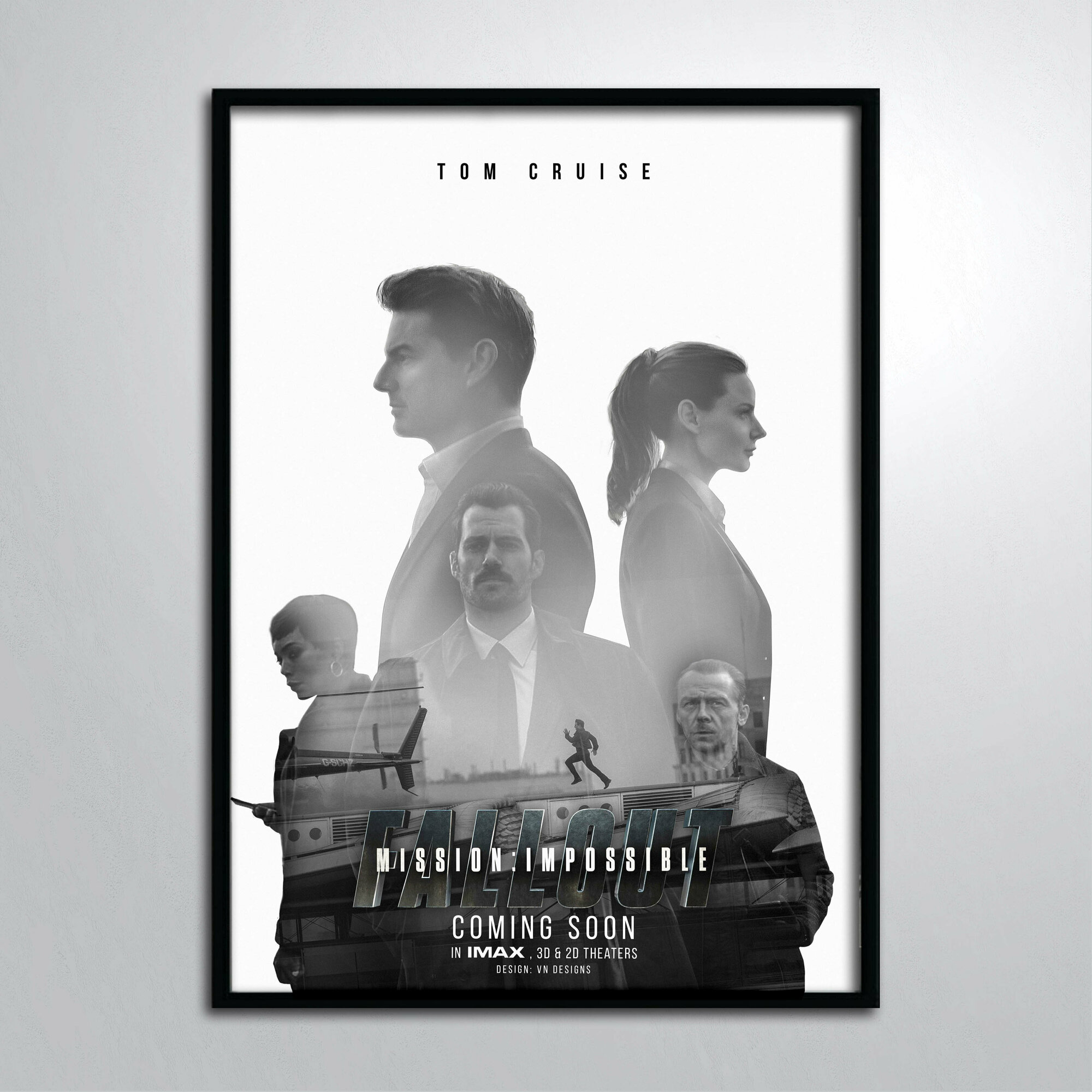 Постер без рамы/Миссия невыполнима Последствия Том Круз Тени Mission Impossible Fallout