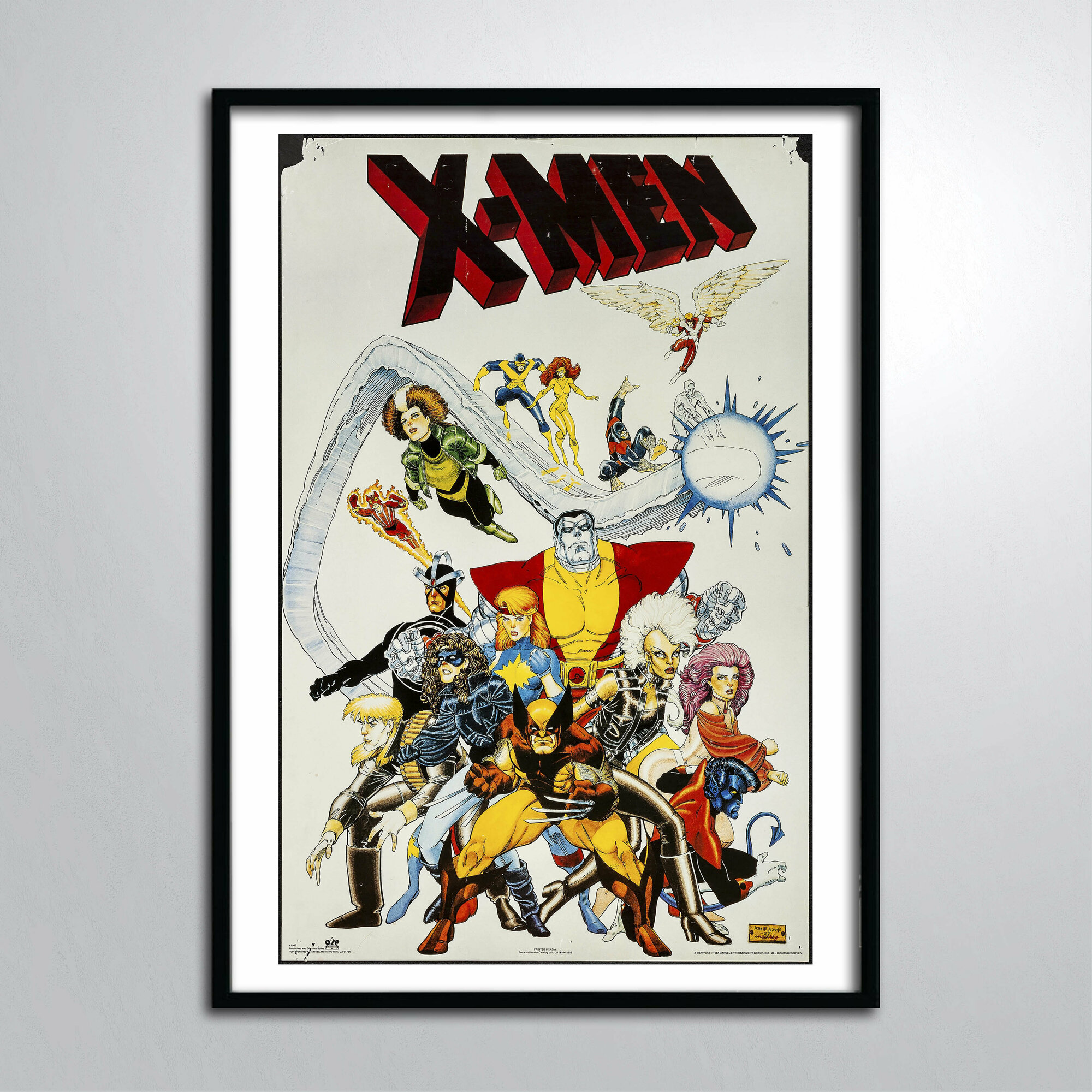 Постер без рамы/Люди Икс Плакат X-Men