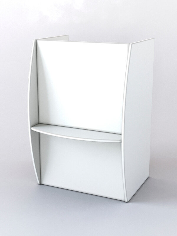 Прилавок под кассу "сэнди" №1, Белый. Производитель товара - компания Westcom.