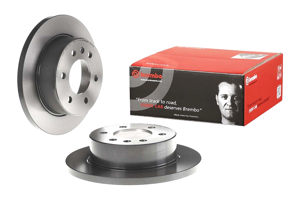 BREMBO 08.9509.11 (0155232100 / 030216 / 08950911) диск тормозной задн. с уф покрытием mercedes-benz