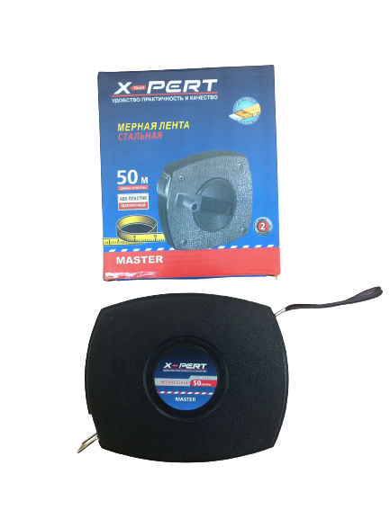 Мерная лента стальная Эксперт 50м