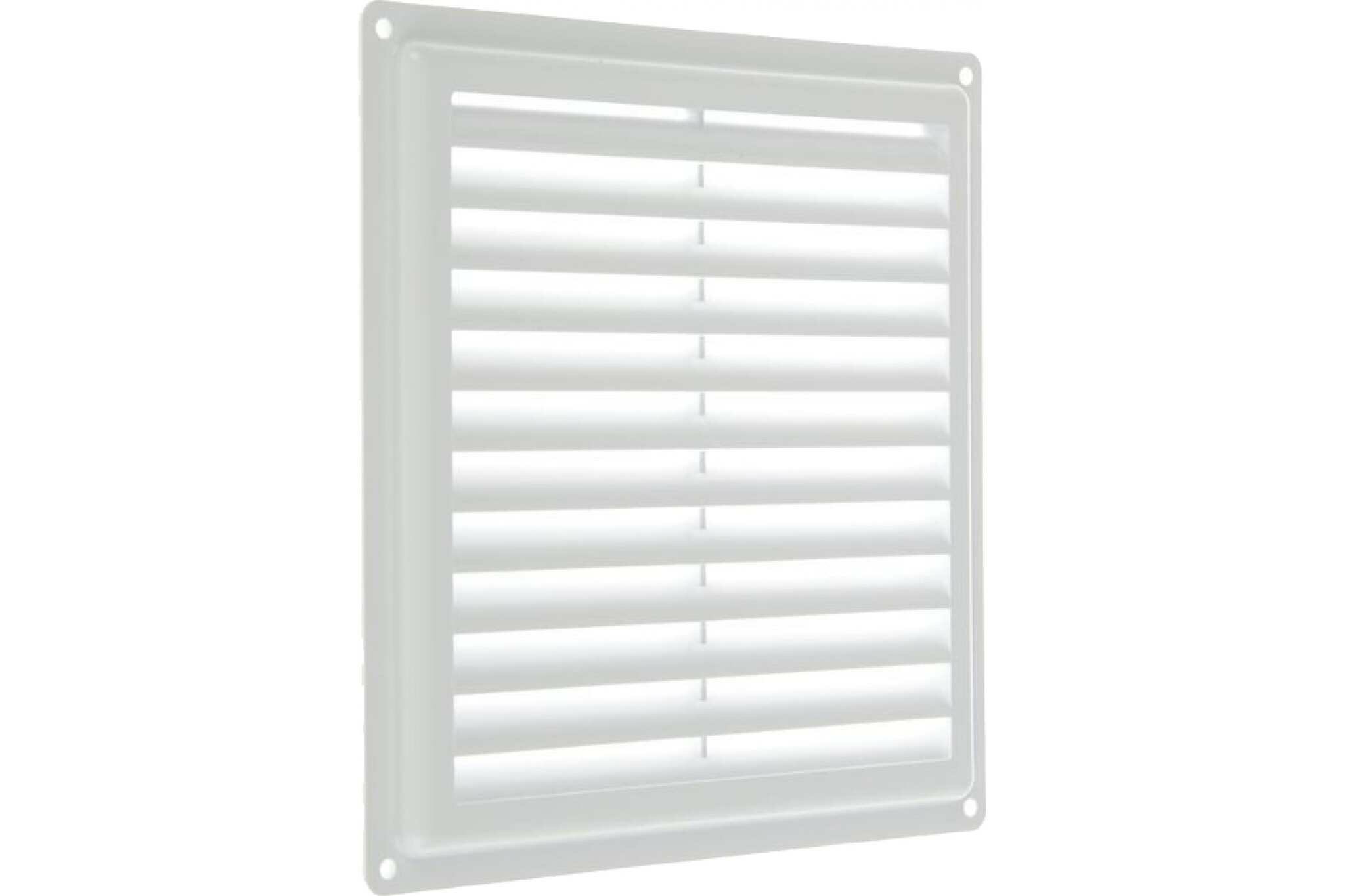 Решётка вентиляционная Ванвент 375х375мм неразъёмная, без сетки