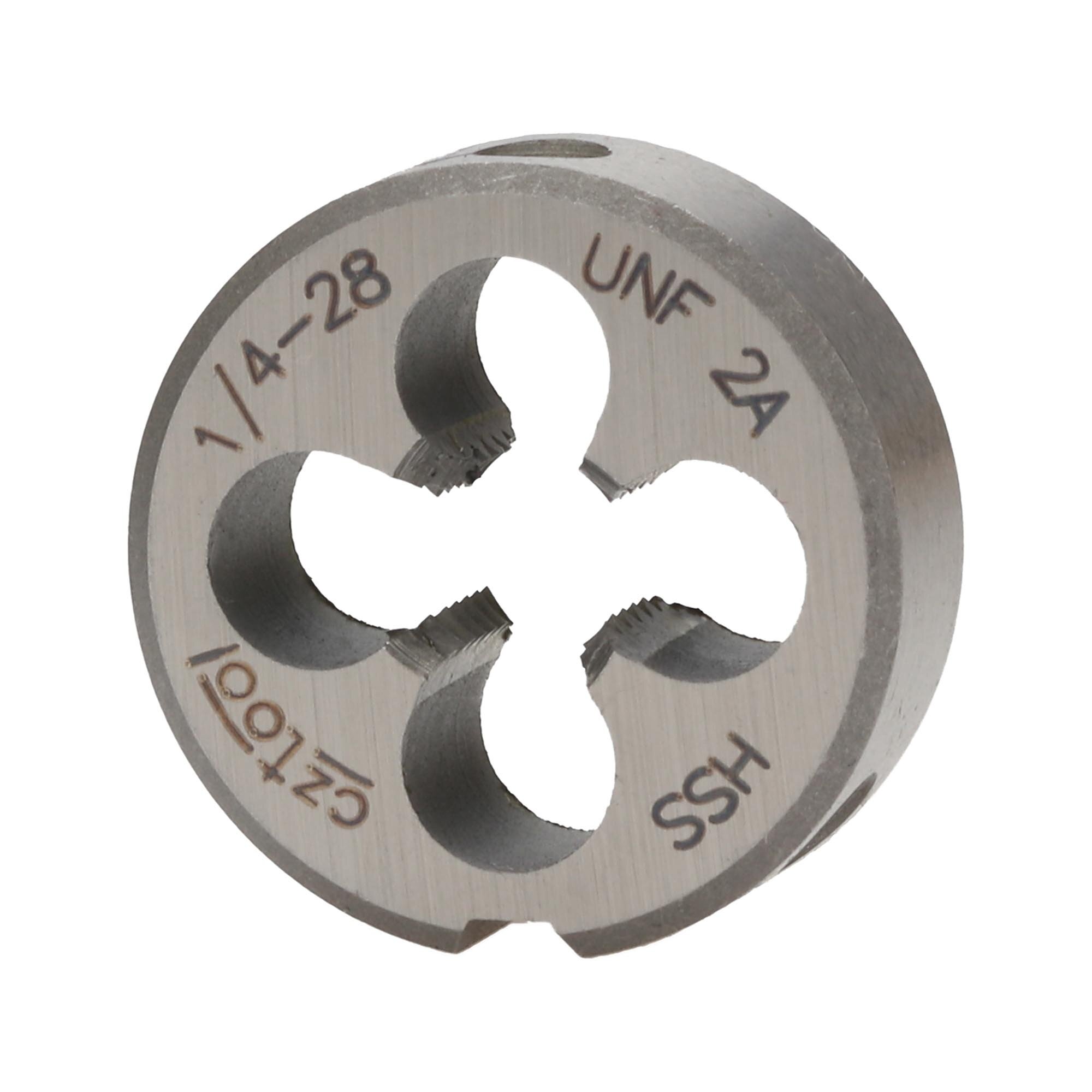 Плашка дюймовая Bucovice Tools UNF 1/4"-28 HSS DIN EN 22568 2A 20x7мм 246140BT