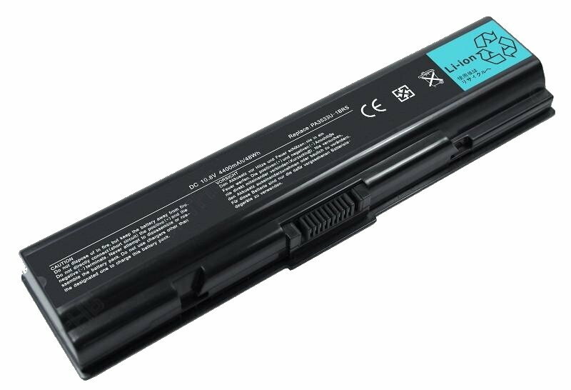 Аккумулятор для ноутбука Toshiba Satellite A200, A300, L300, A500, (PA3534), 4400mAh, 10.8V