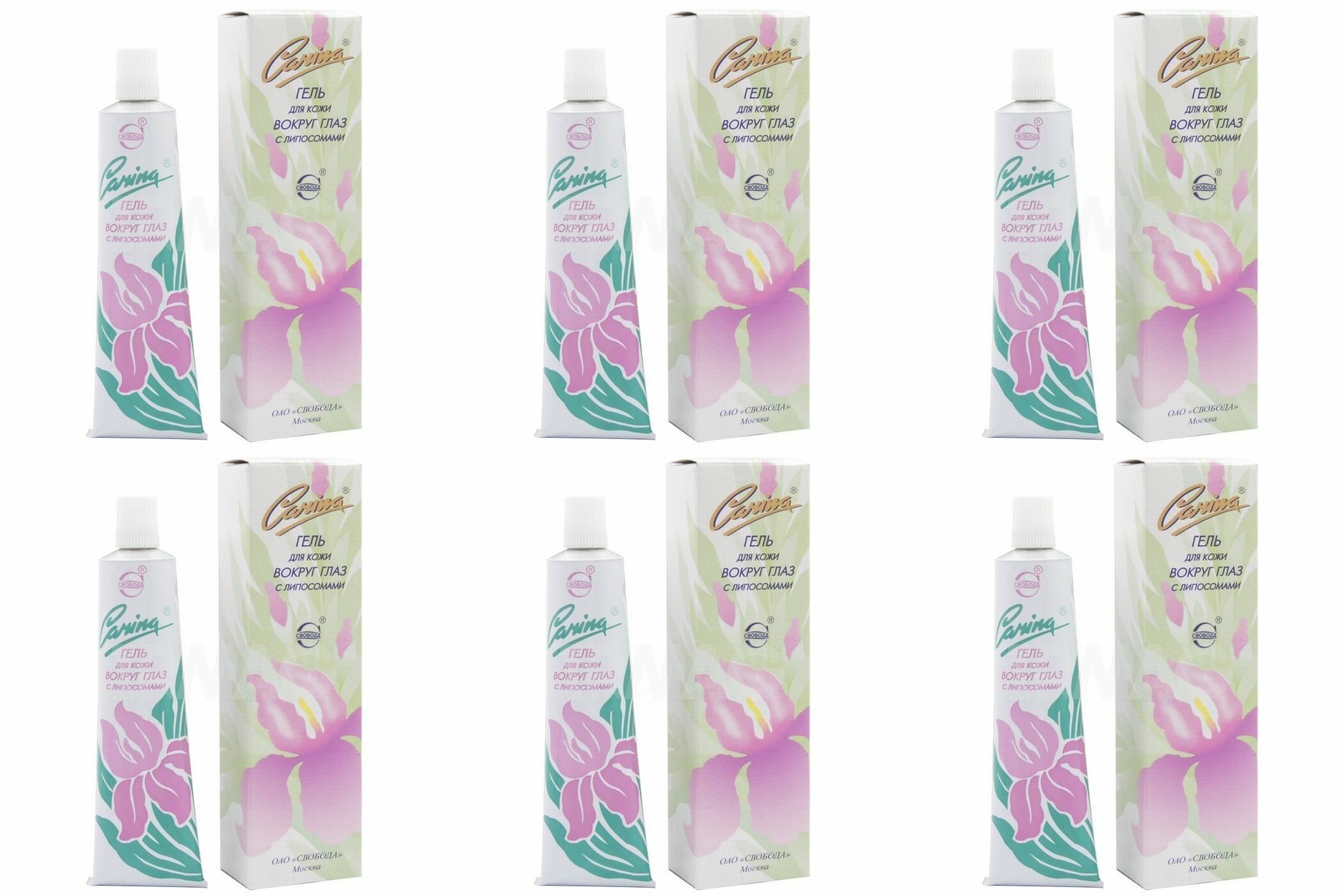 Свобода, Карина, Гель вокруг глаз, 39 гр, 6 шт