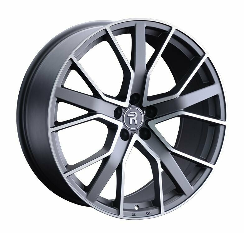 Колесный диск Replay LR61 22x10" PCD5x120 ET49 D72,6 темно-серый матовый с полированными лучами