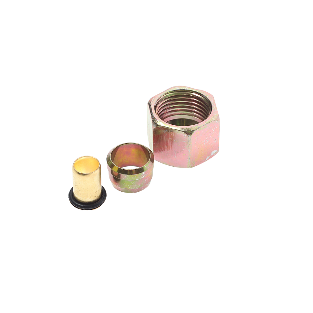 Ремкомплект трубки тормозной пластиковой d=12х1.0 (1гайка,1штуцер,1шайба)