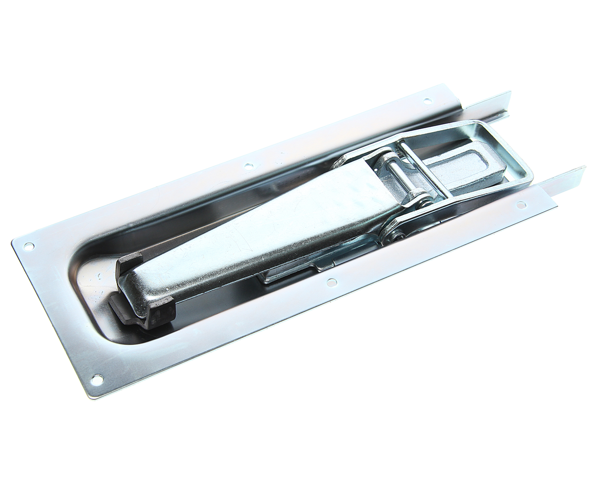 Замок бортовой врезной оцинкованный ПТ