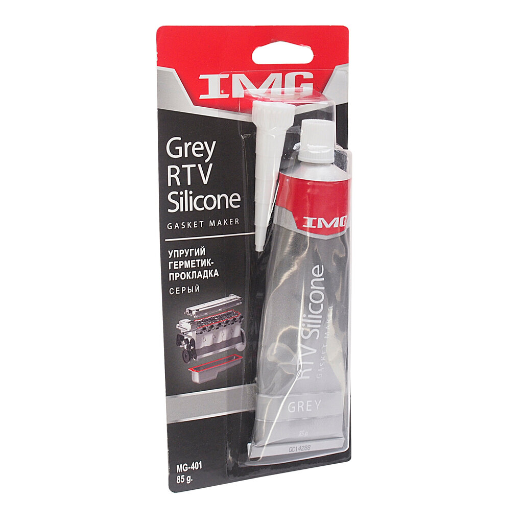 Герметик прокладка серый термостойкий 85г (-54С до +340С) IMG
