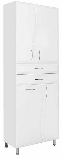 Пенал Style Line Волна 70 белый с б/к