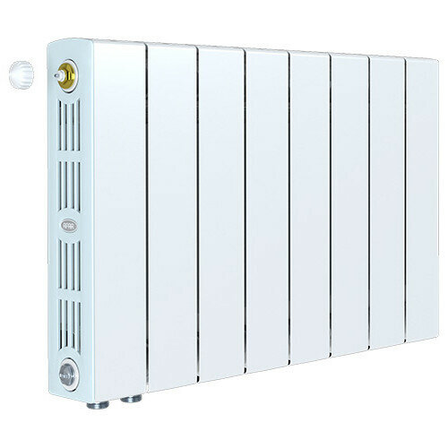 Радиатор биметаллический RIFAR SUPReMO 350 х 8 секции нижнее левое подключение