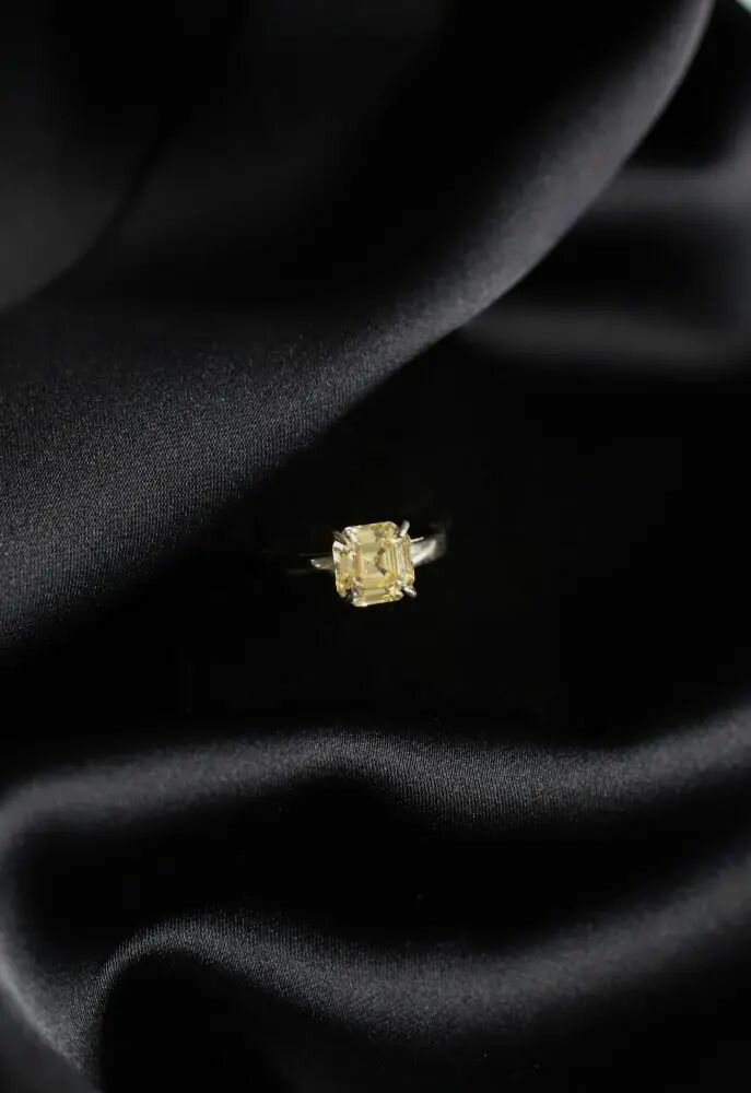 Кольцо, серебро, 925 проба, фианит