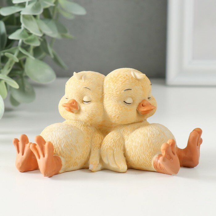 Фигурка полистоун «Спящие утята», 11×6×5.5 см