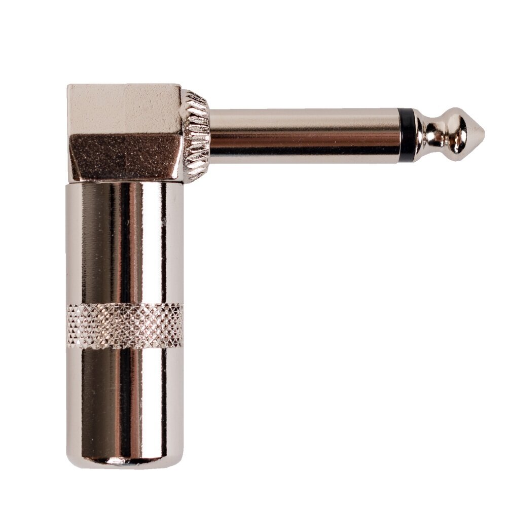 Джек разъем на кабель (6.35 мм), моно, ROCKDALE P054, моно, угловой