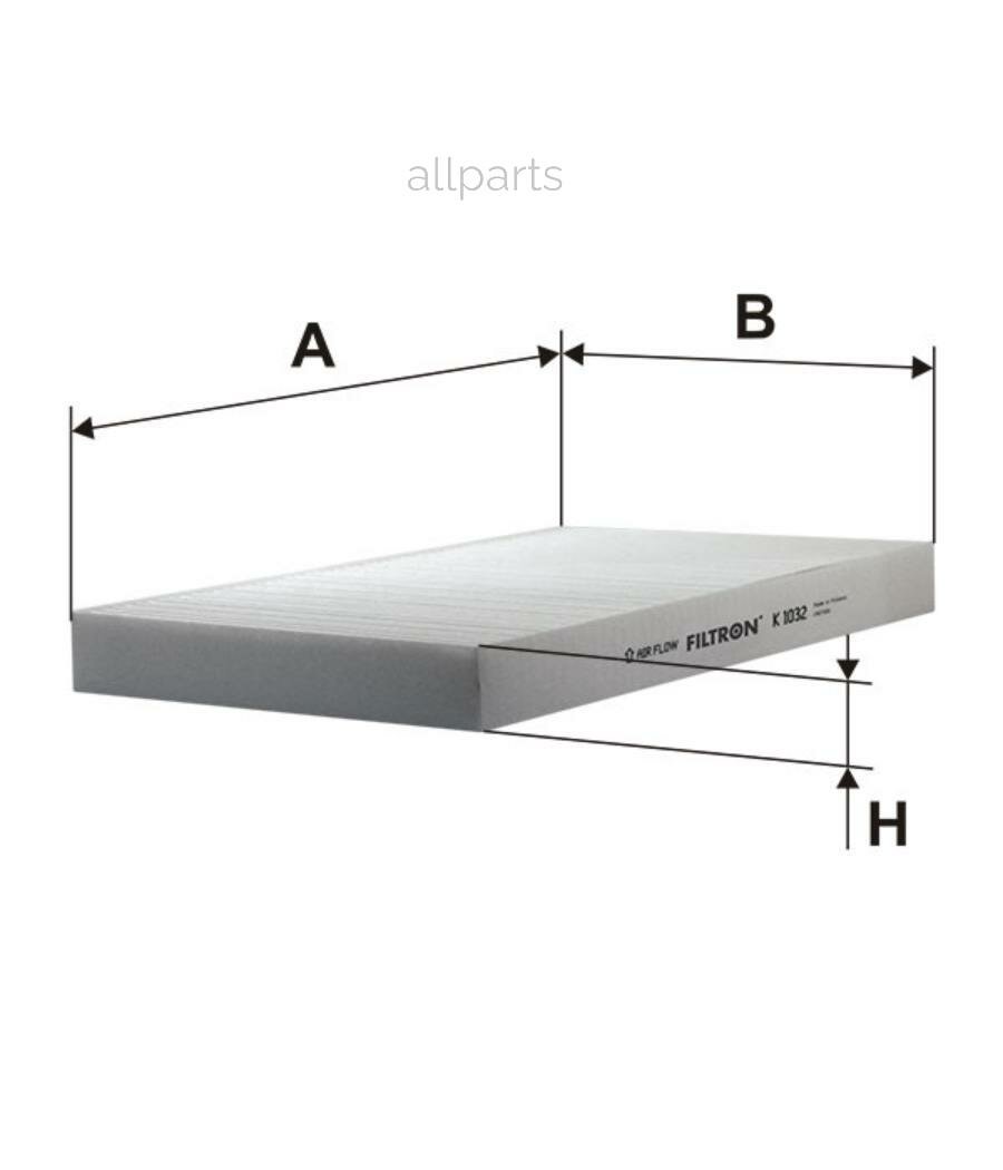 FILTRON K 1032 Фильтр салона AUDI A100/200/A6
