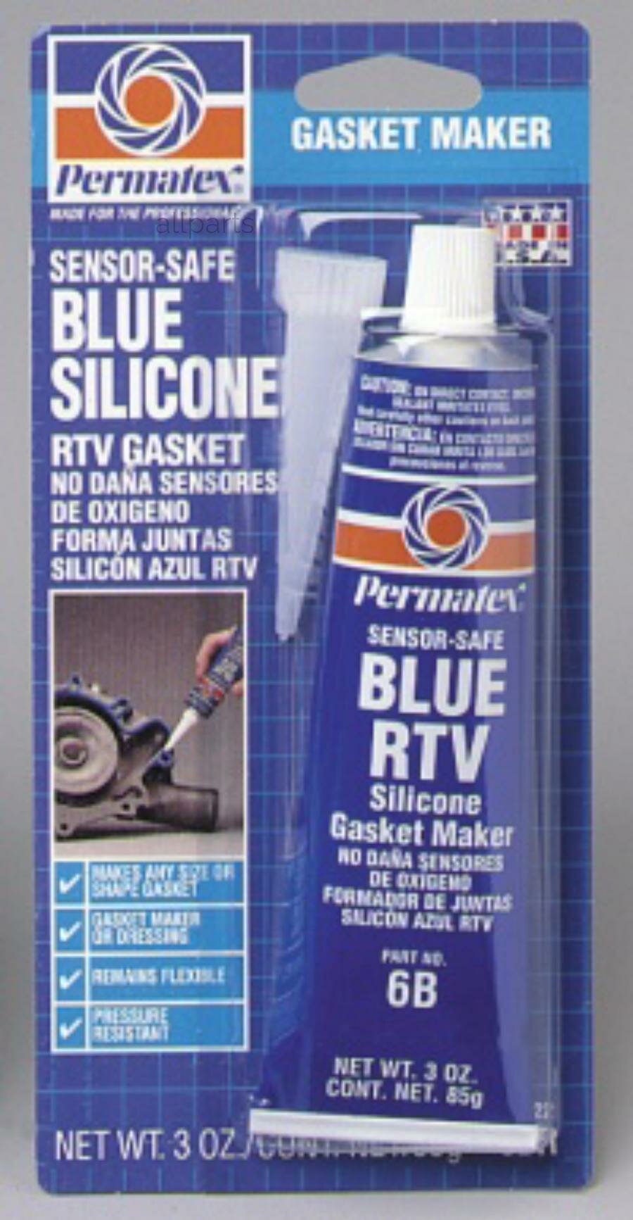 ABRO 10ABCH32R герметик! прокладок силиконовый синий 32г ABRO MASTERS\