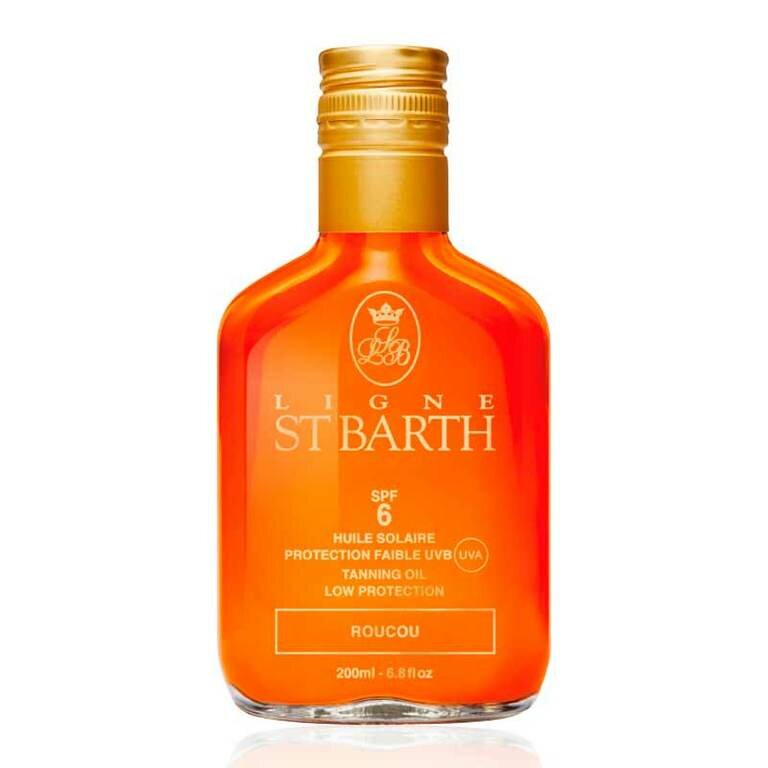 St. Barth Roucou Tanning Oil Low Protection Масло помадного дерева SPF 6 200 мл