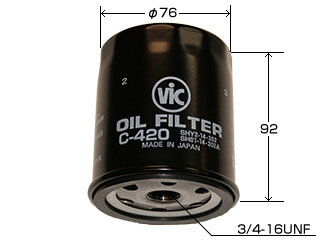Фильтр масляный VIC C420 L3-VE, LF-DE