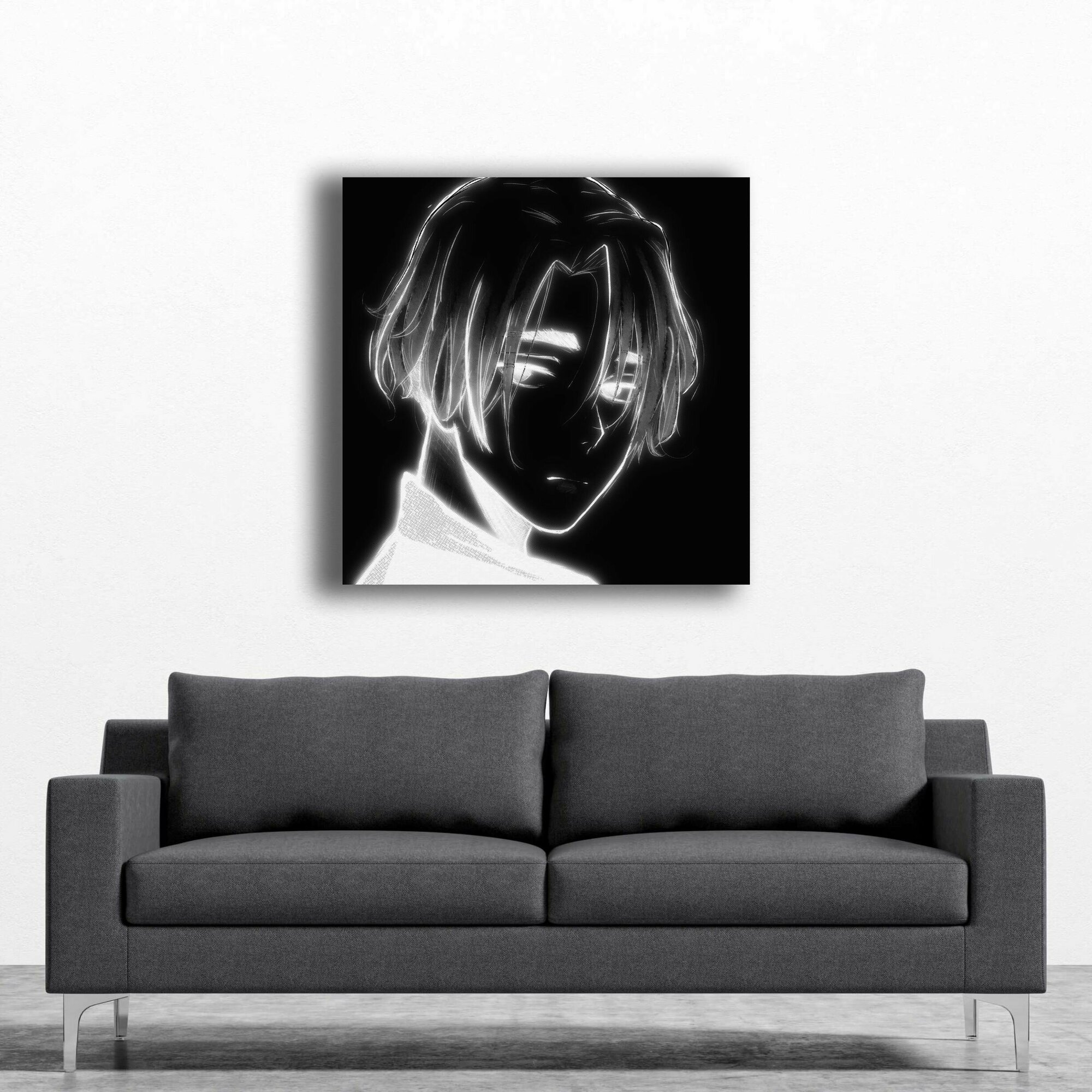 Интерьерная картина на холсте / dead inside / zxc 60*60