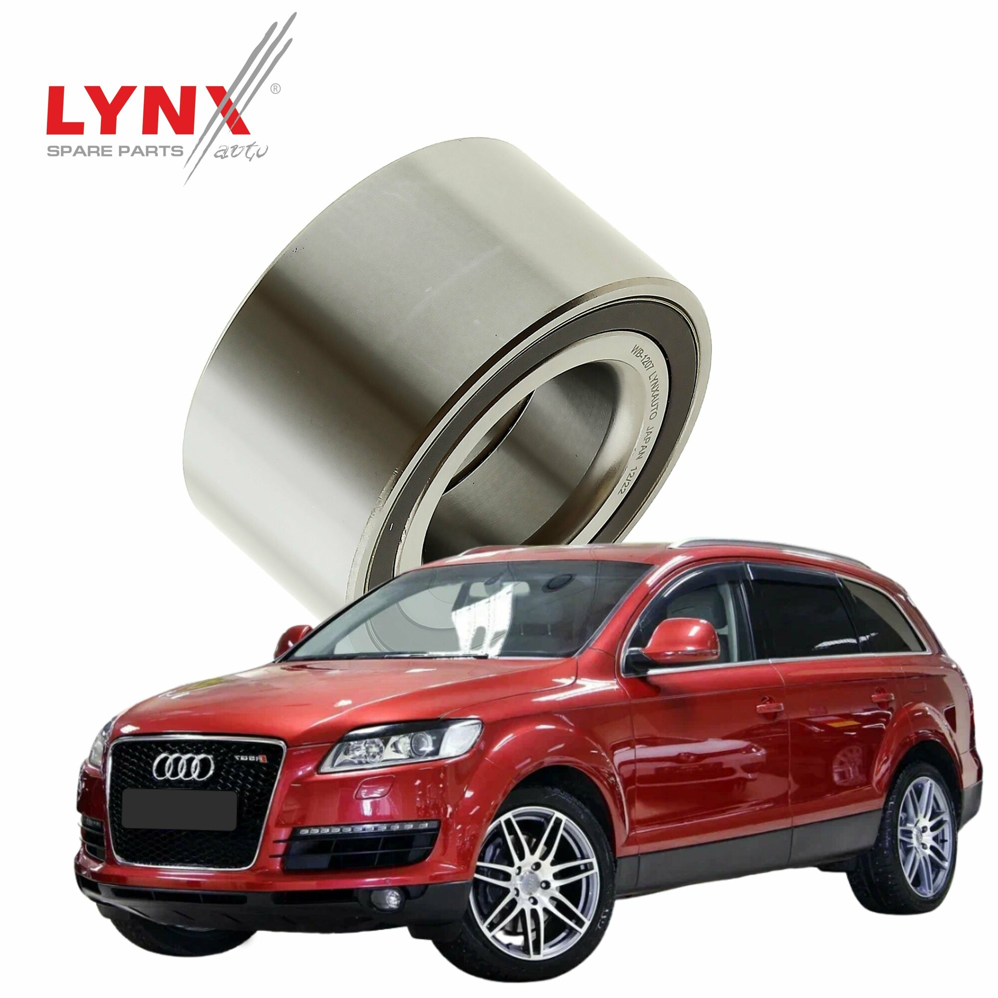 Подшипник ступицы Audi Q5 (1) / Ауди КУ7 2005 2006 2007 2008 2009 2010 2011 2012 2013 2014 2015 / передний, 1 шт LYNXauto
