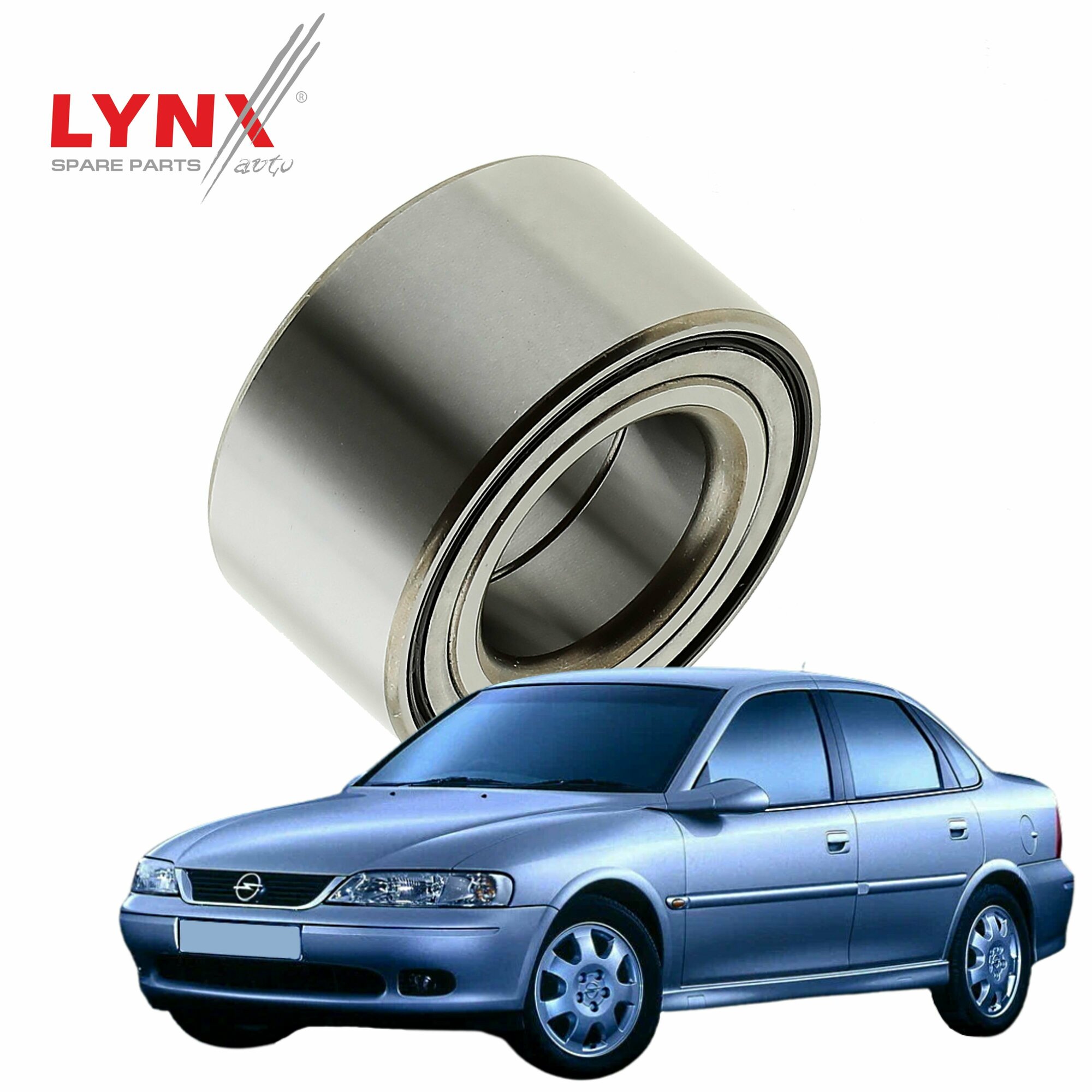 Подшипник ступицы Opel Vectra (2) / Опель Вектра 1995 1996 1997 1998 1999 2000 2001 2002 / передний, 1 шт LYNXauto