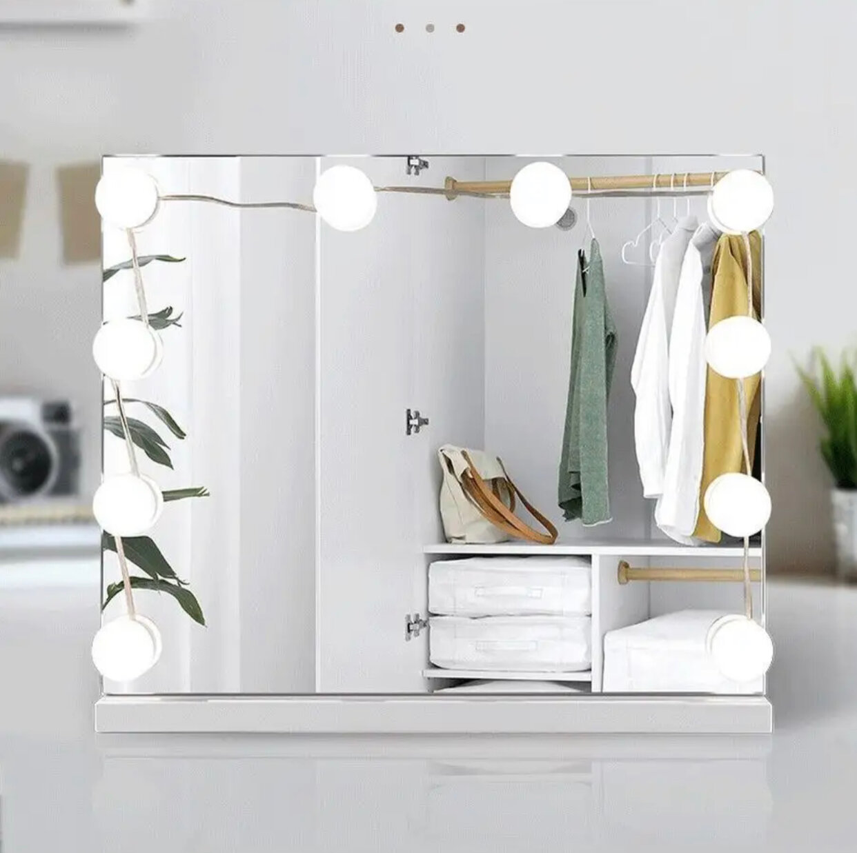 Светодиодная подсветка для зеркала StarMart с 10 лампами с питанием от USB