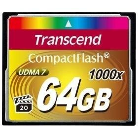 Карта памяти CF Transcend 64GB 1000x (TS64GCF1000)