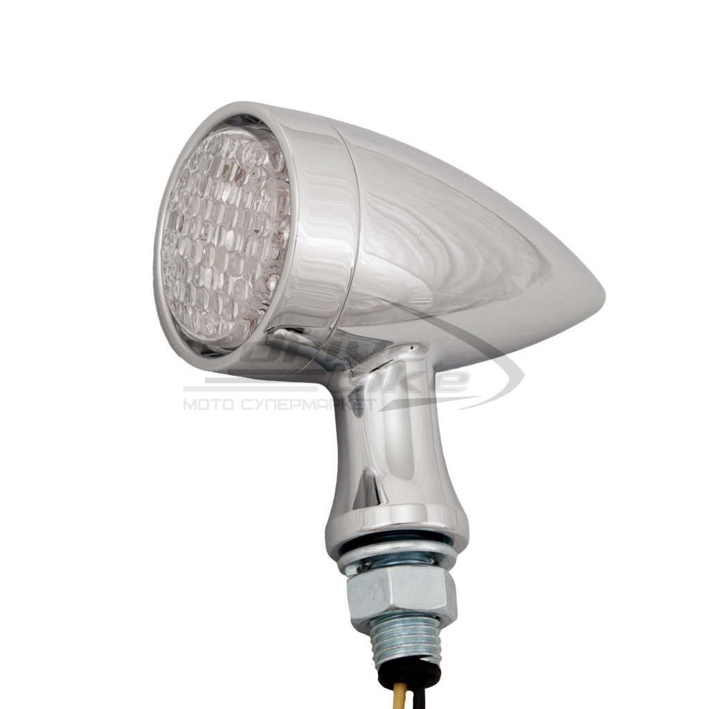 EMGO Поворотник диодный 'BULLET', цвет Оранжевый, цвет Хром