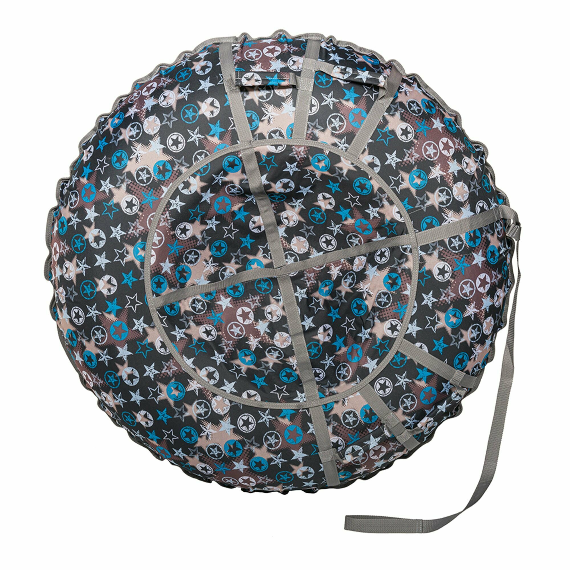 Ватрушка тюбинг для взрослых 125 см, TubingPro Премиум Grey Stars