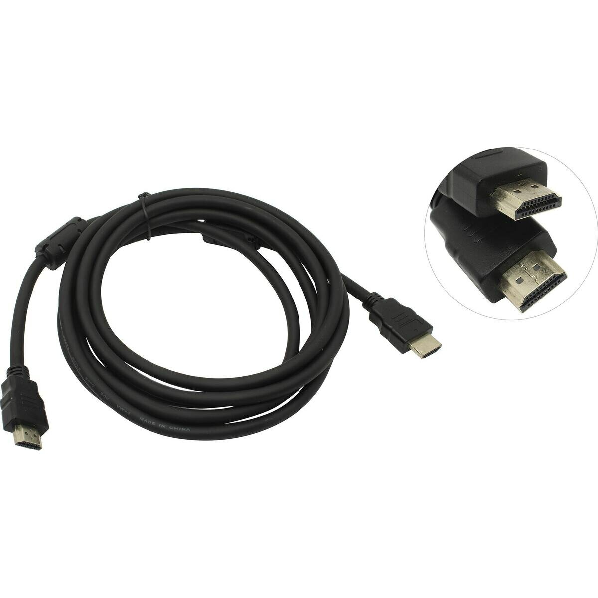 Exegate Кабель HDMI to HDMI (19M -19M) ver2.0 3м 2 фильтра