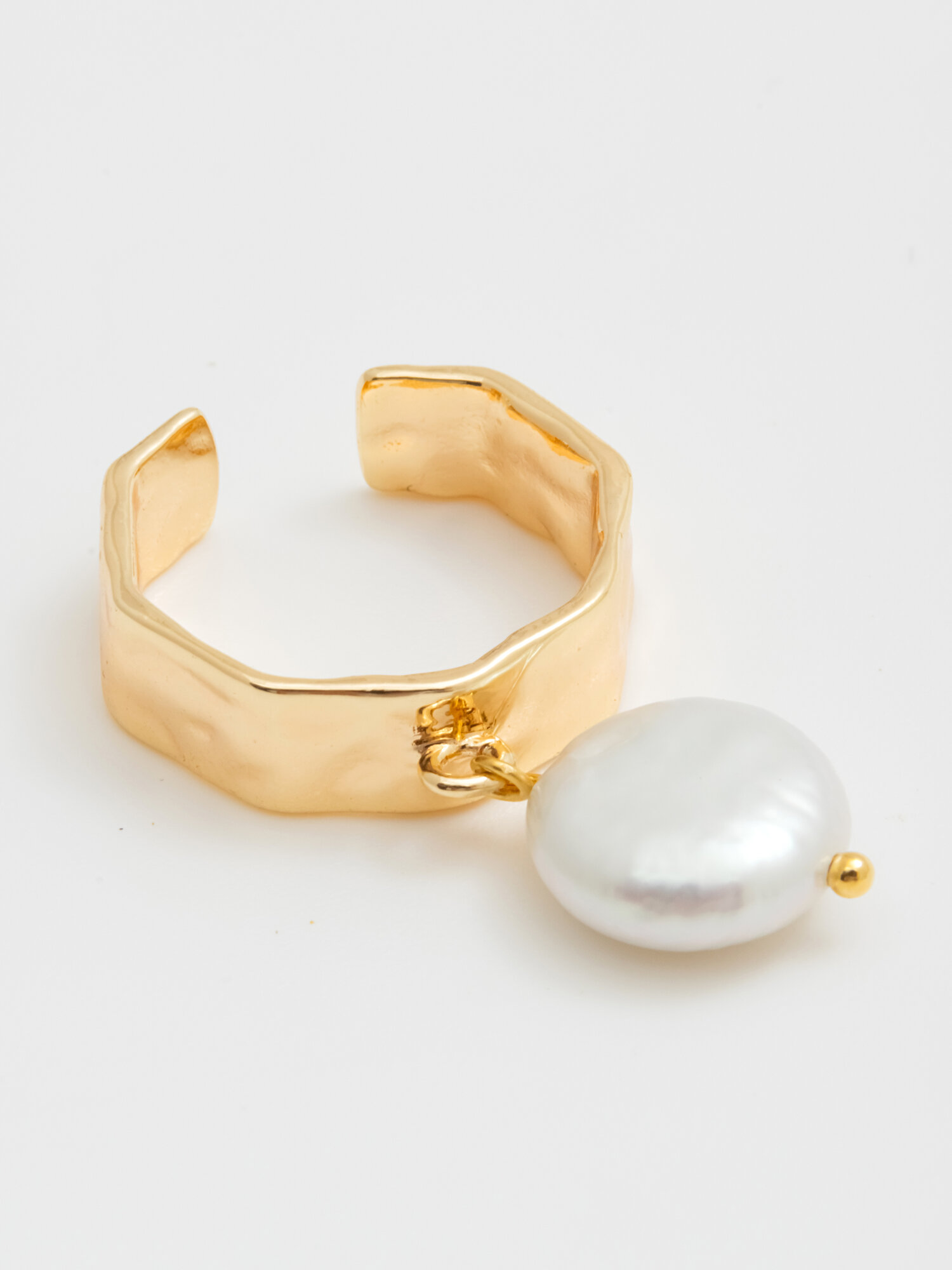 Кольцо, жемчуг пресноводный культивированный