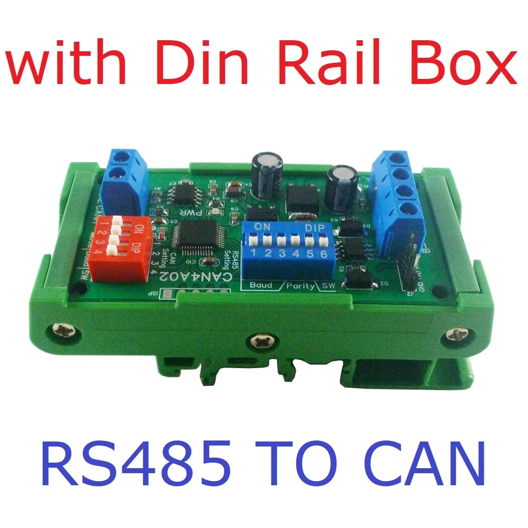 Конвертер CAN4A02 CAN 2.0 eletechsup with Din Rail Box