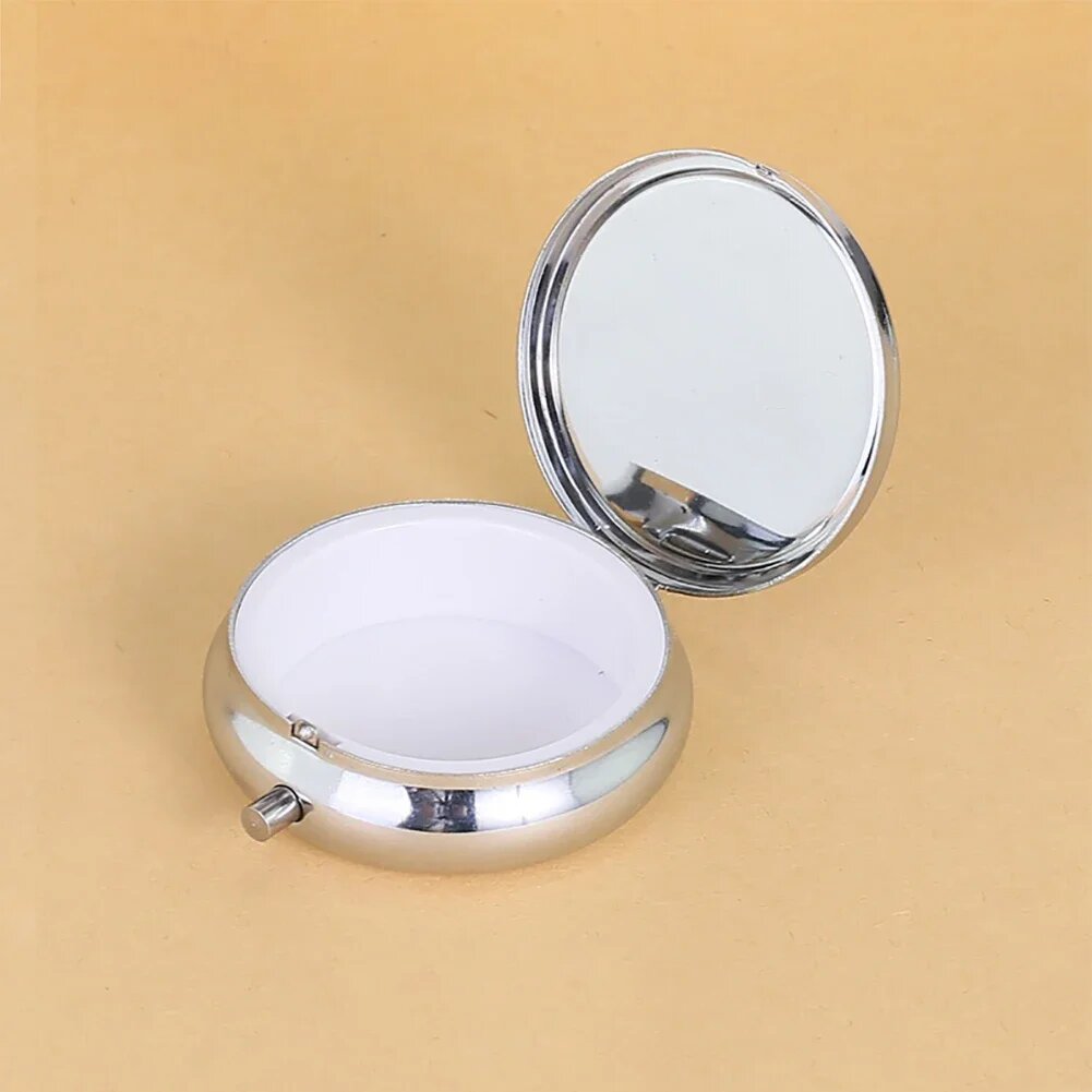 Металлический контейнер для таблеток JaneDream Silver