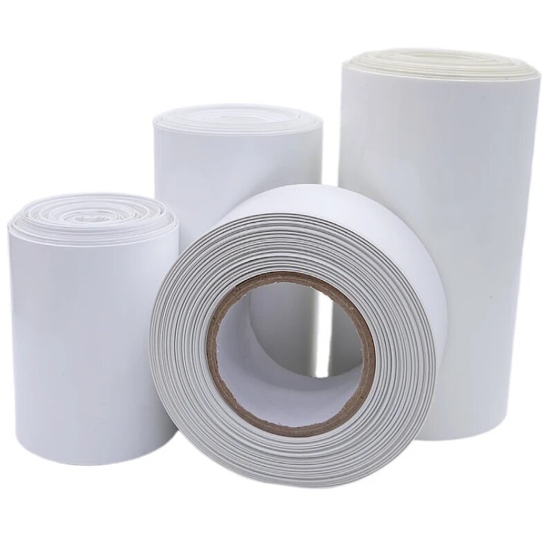 Термоусадочная трубка ПВХ 30-80 мм Width 35mm, белый, 2 meter