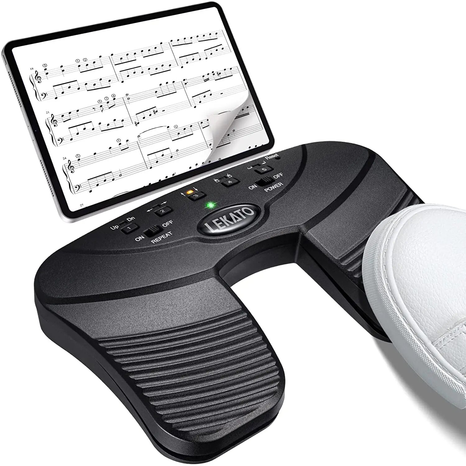 Lekato Bluetooth педаль для перелистывания страниц