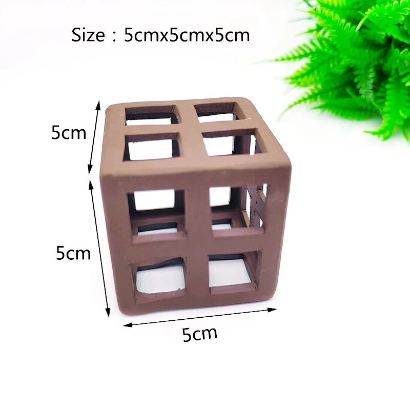 Керамический домик для аквариума Small Cube