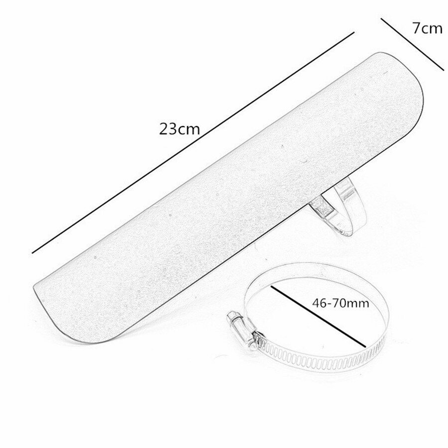 Motorcycle Exhaust Pipe Heat Shield Motorcycle Anti-Hot Cover Exhaust Muffler Silencer Pipe Cover Heat Shield Decor Guard
