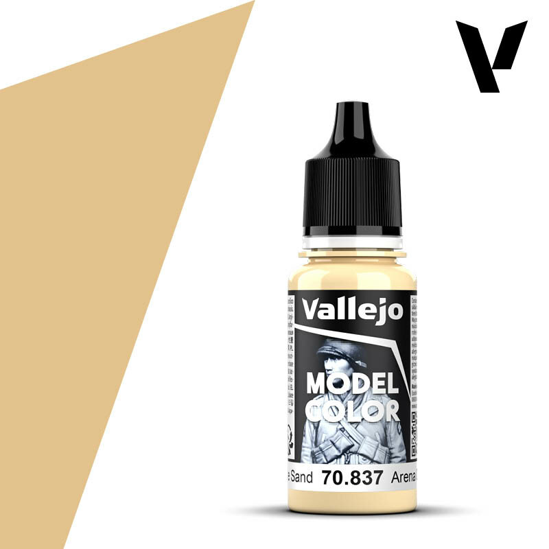 Краска 70837 Vallejo Серии Model Color Pale Sand (Бледный Песок) 18ml