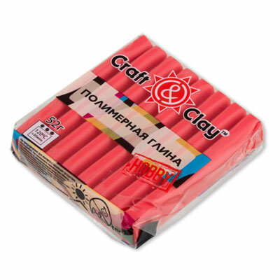 "Craft&Clay" полимерная глина CCH 52 г 1010 розовый