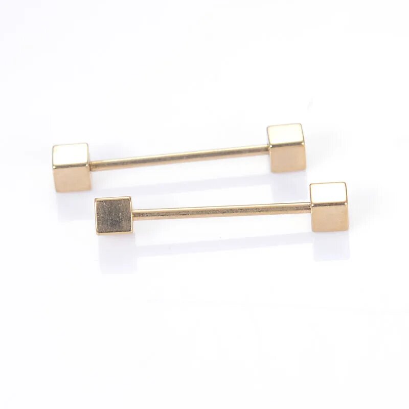 Штанга для пирсинга MIASOL, Gold, 19-20MM