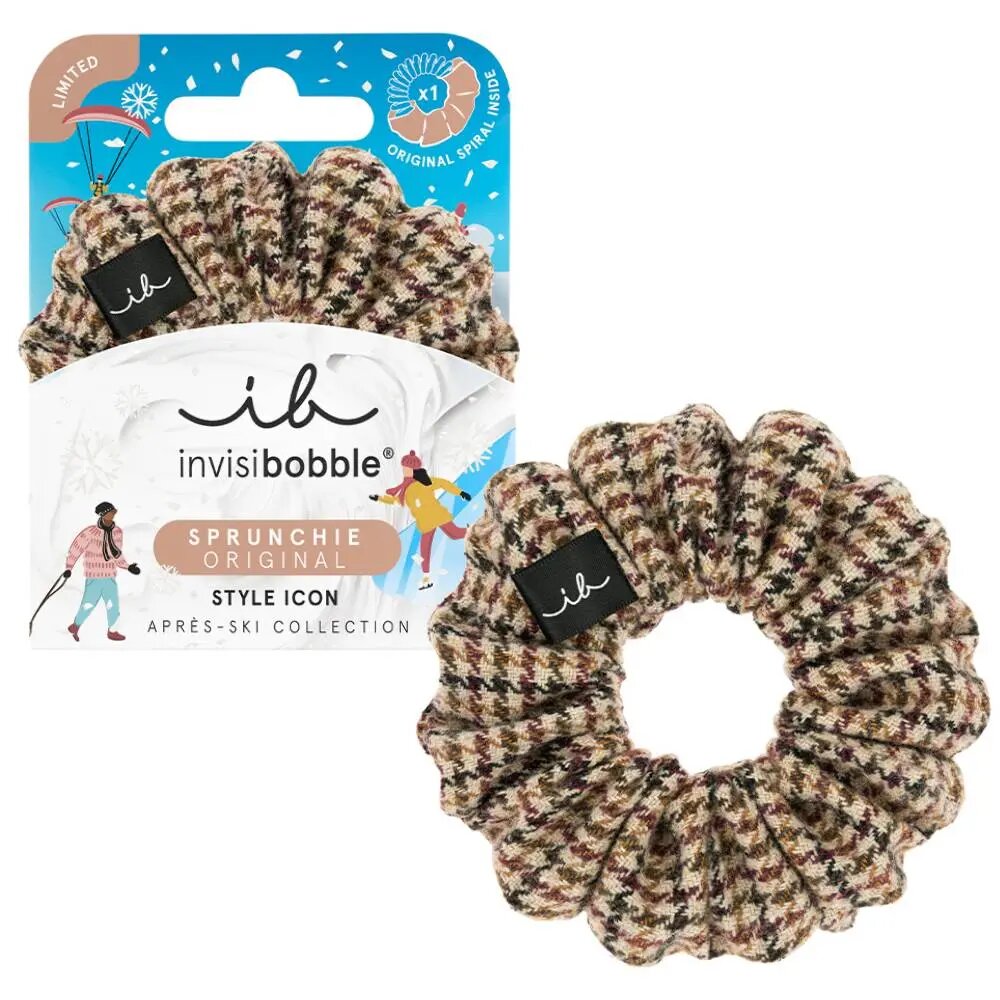Резинка-браслет для волос invisibobble SPRUNCHIE Apres Ski Jacquard
